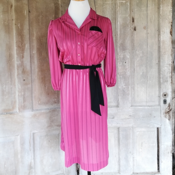 Vintage | Dresses | Vintage Pretty Pink Dress | Poshmark